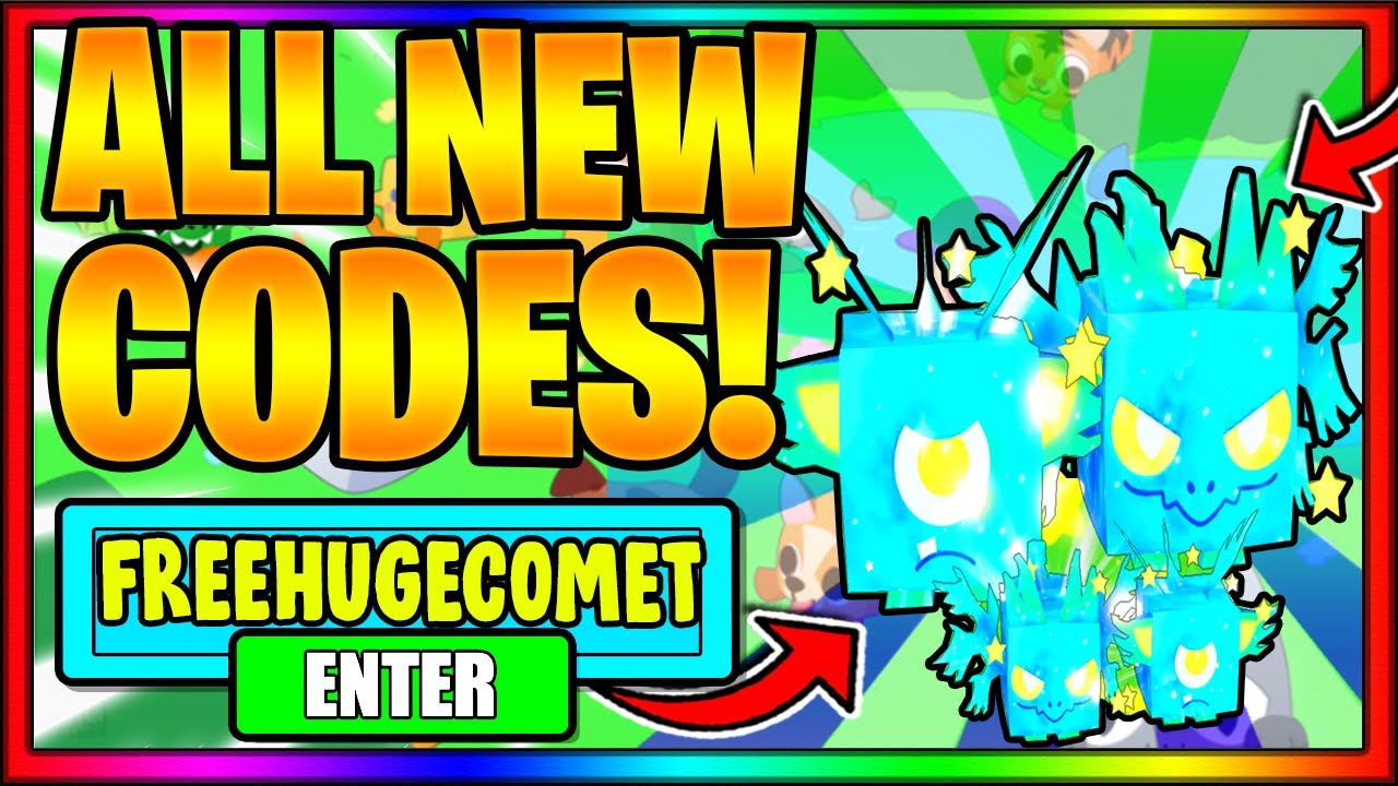 ALL *NEW* PET SIMULATOR X CODES *☄️COMETS UPDATE* FREE HUGE PETS ...