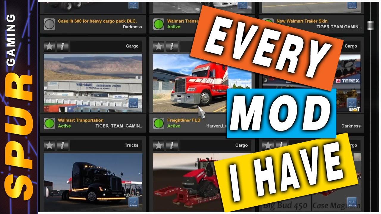 MASSIVE Mod Showcase - Every Mod I Have in ATS - YouTube