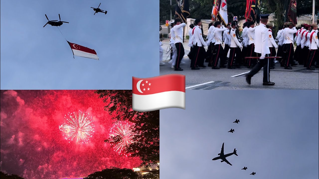NATIONAL DAY PARADE 2023 🇸🇬 + ndp preview + jet ️ + bunga api 🥰 ...