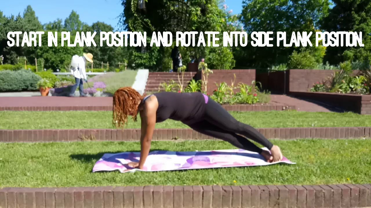 How to do Fallen Triangle Pose - YouTube