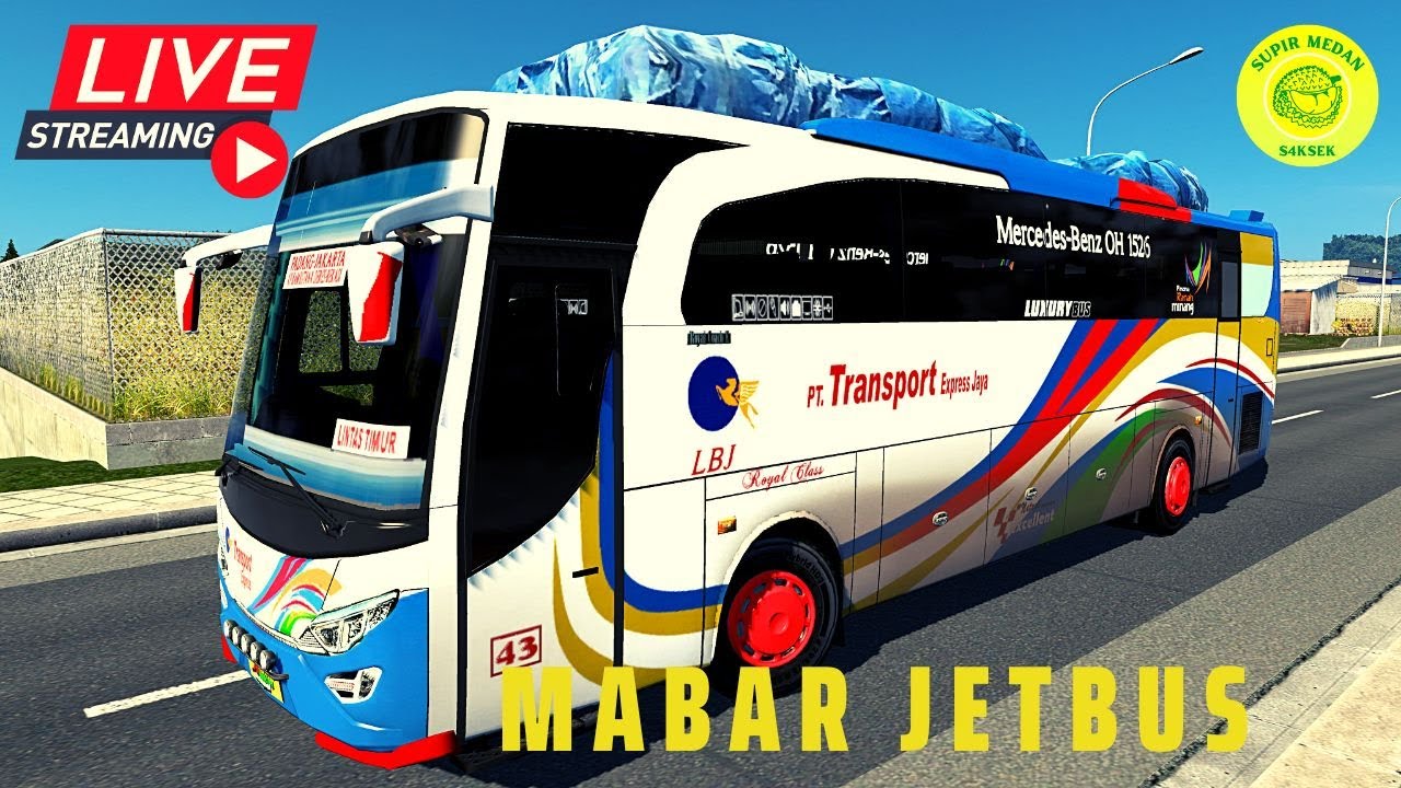 🔴LIVE ️ BUS TRANSPORT EXPRESS JAYA PADANG - JAKARTA || SUPIR MEDAN ...