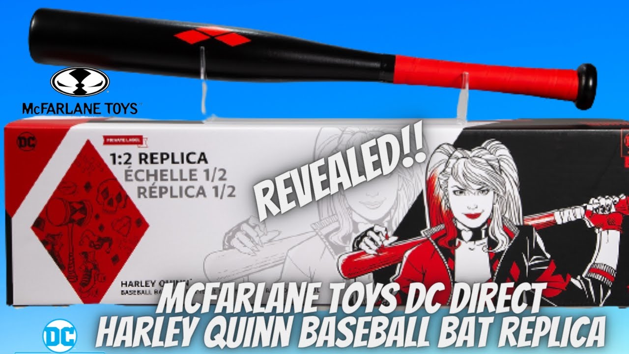 McFarlane Toys DC Direct Harley Quinn Baseball Bat Replica Revealed ...