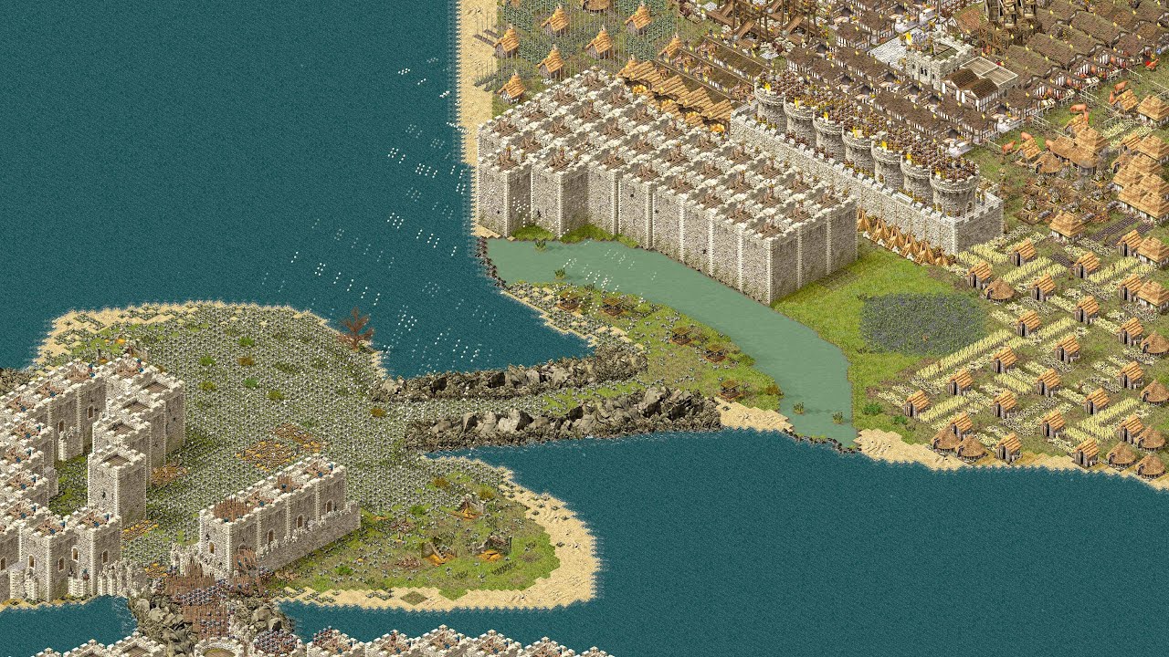 Stronghold 1 Definitive Edition - 1v1v1 HARDEST SIEGES | Multiplayer ...