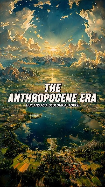 The Anthropocene Era, Humans as a Geological Force #educational # ...