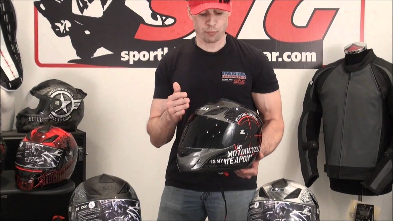 Speed and Strength SS1000 Helmet Ride Review from SportbikeTrackGear ...