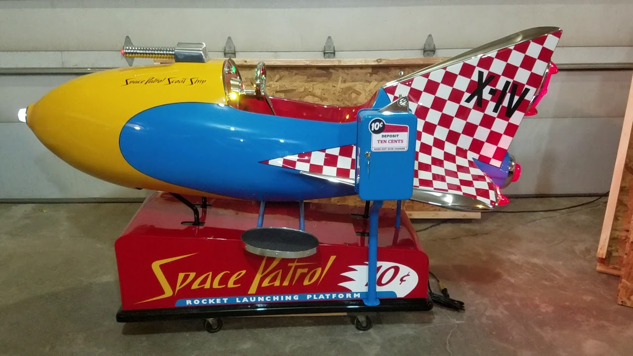 Space Patrol ~ Coin Operated Kiddie Ride Rocket ~ Ride Restorations ...