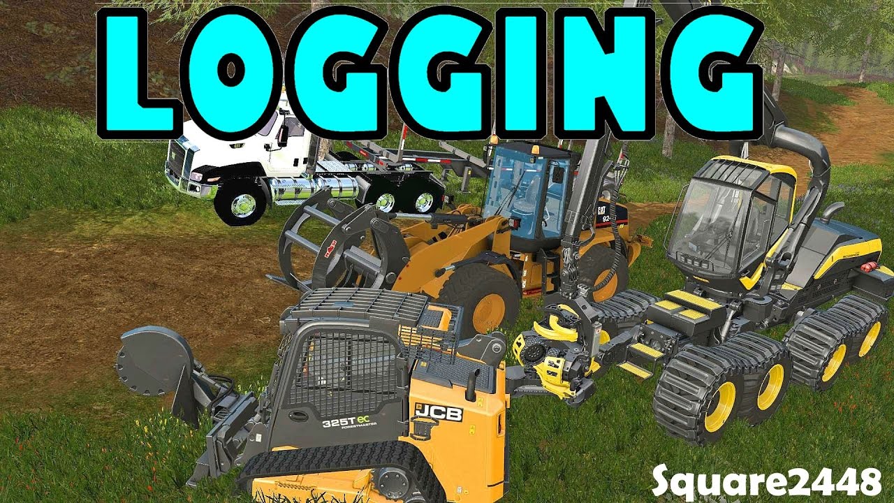 Farming Simulator 17 - Logging - Interior Map - Live Stream - YouTube