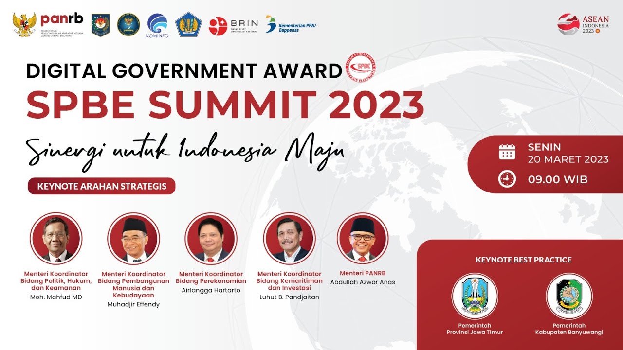 [LIVE] Digital Government Award SPBE Summit 2023 - YouTube