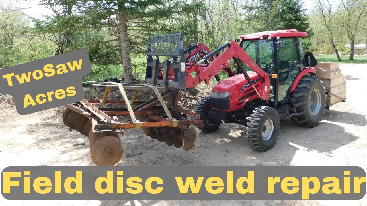 Field disc weld repair - YouTube