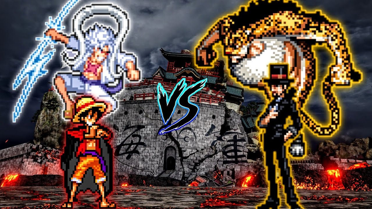 Luffy Haki V3 OP (New) VS Rob Lucci V2 OP in Mugen - YouTube