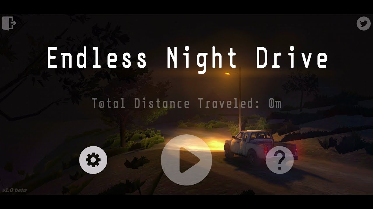 Endless Night Drive Relaxing Game simulator - YouTube