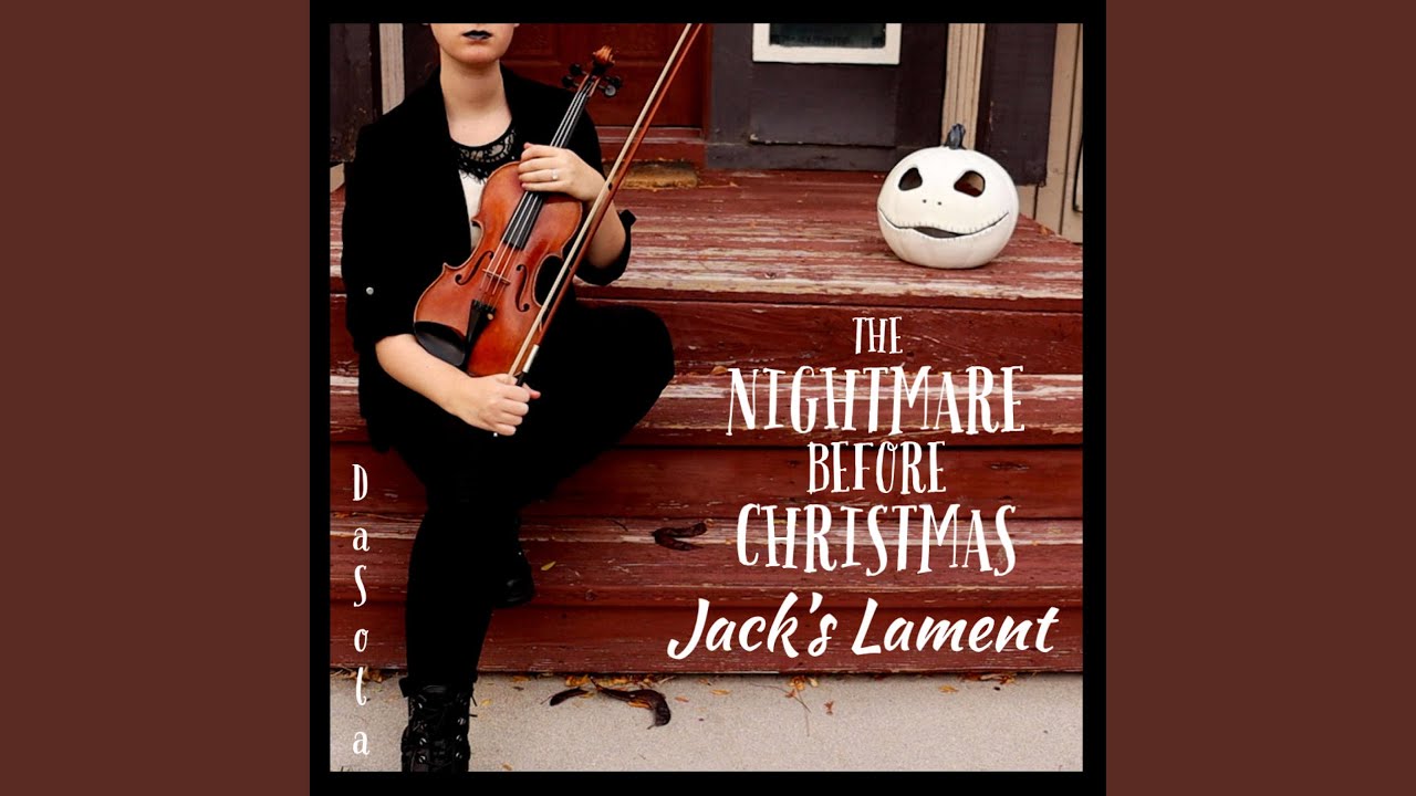 Jack's Lament (from "The Nightmare Before Christmas") - YouTube