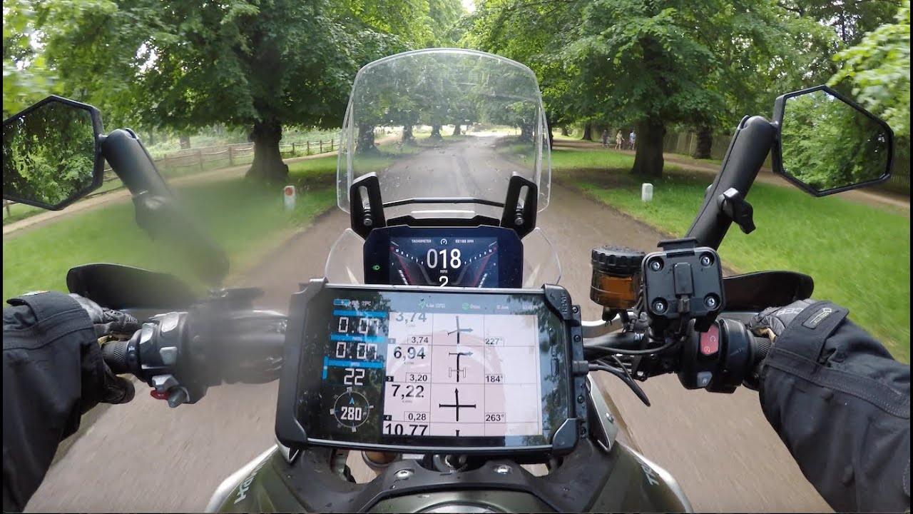 DIGITAL ROADBOOK Navigation System on Tiger 900 Rally Pro - YouTube