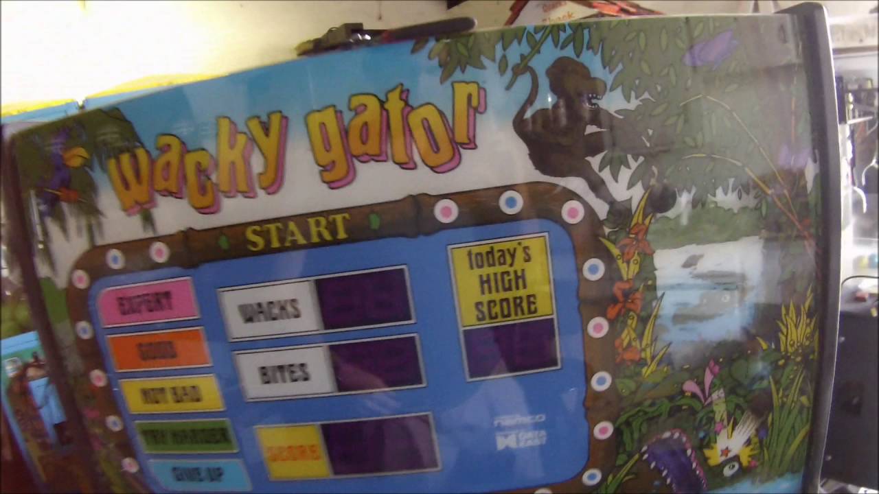 Arcade Game Build Wacky Gator Pt 2 - YouTube