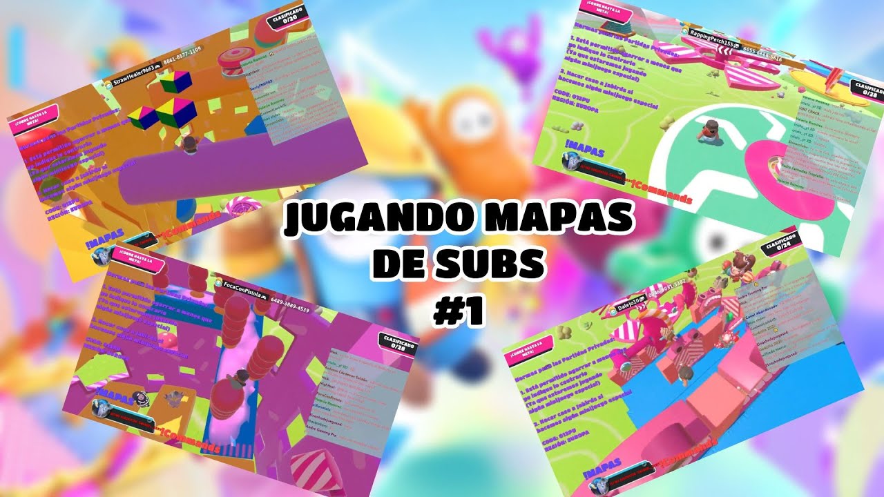 #1 Jugando VUESTROS MAPAS en FALL GUYS CREATIVO - Fall Guys Temporada 4 ...