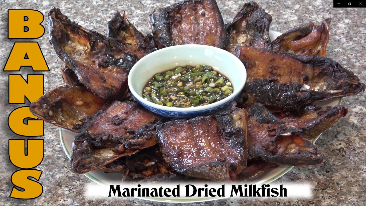 Milkfish Butterflied and Marinated with a Special sauce /Daing na ...