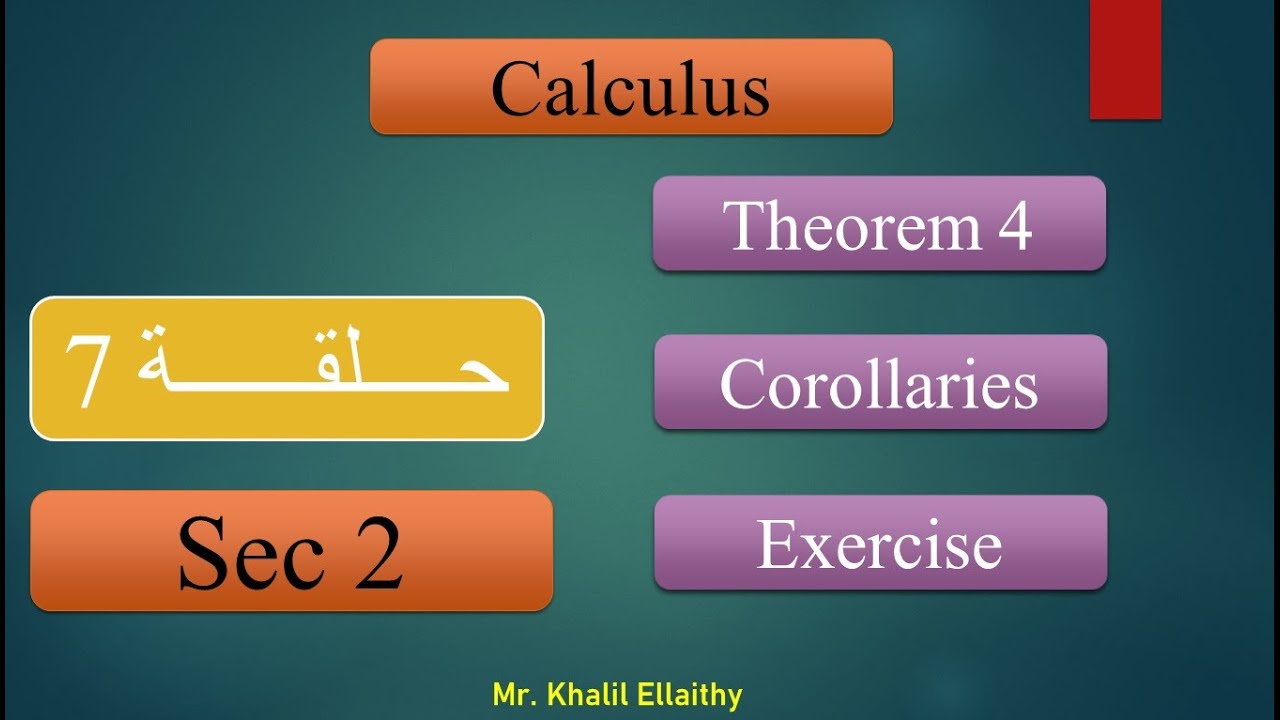Calculus Sec 2 Theorem 4 Limits 7 YouTube Calculus Sec 2 Theorem 4 Limits 7 YouTube