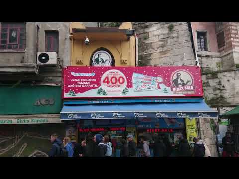 Tarihi Nimet Abla Milli Piyangocusu (Eminönü) (4K) (2160p)