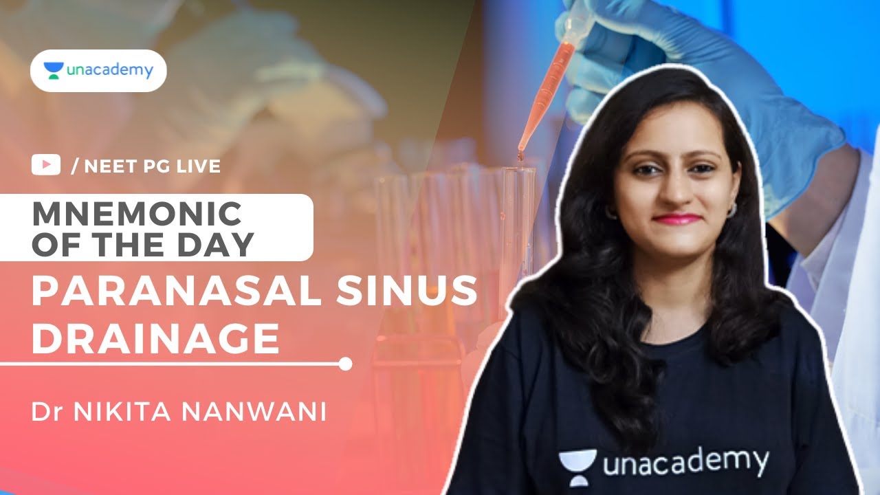 Mnemonic of the day | Paranasal sinus drainage | Dr. Nikita Nanwani ...