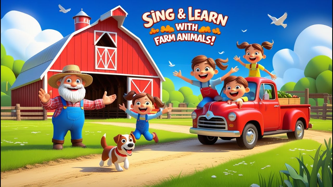 Let’s Go to the Farm | Fun & Educational Farm Song for Kids | Baby ...