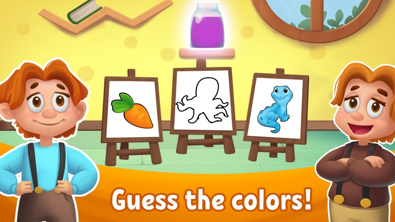 Preschool Colors Games for Children – Guess the Colors with Twin ...