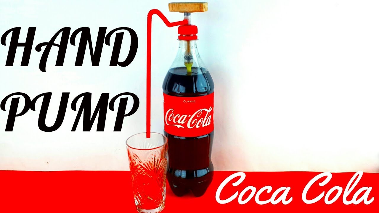 How to make a Mini Hand Water Pump with Syringe - YouTube