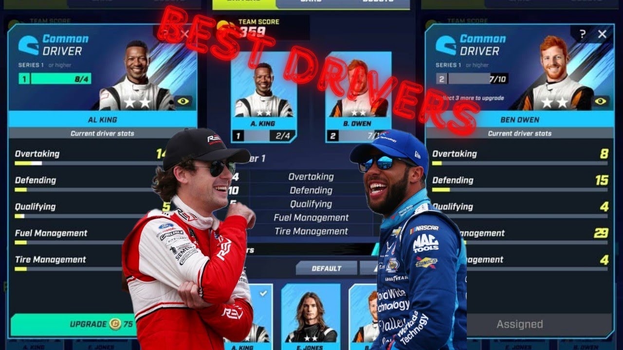 Nascar Manager | How To Pick Your Best Drivers - YouTube