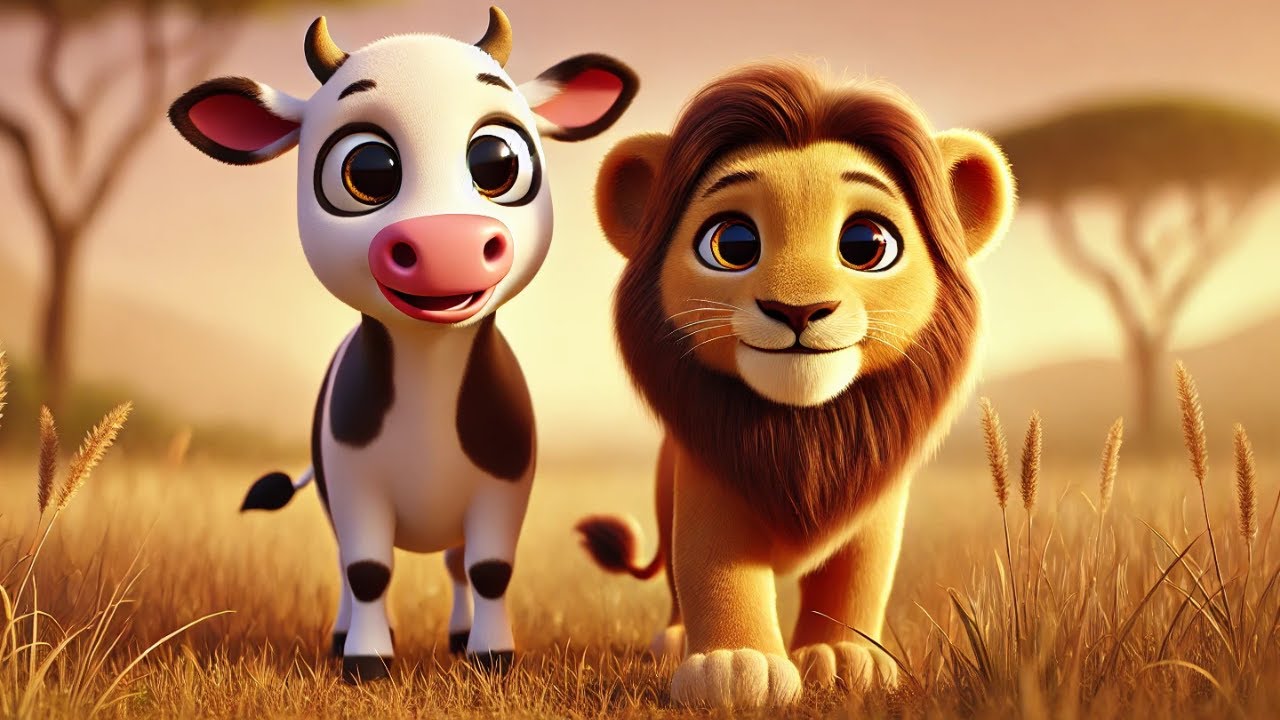 🐮🦁 LA VACA LOLA Y EL LEÓN LEO 🦁🐮 Canción Infantil Salvaje y Divertida 🎶 ...
