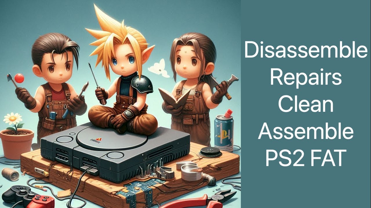 PlayStation 2 Fat Repair, Restore, Clean, Disassemble & Reassemble ...