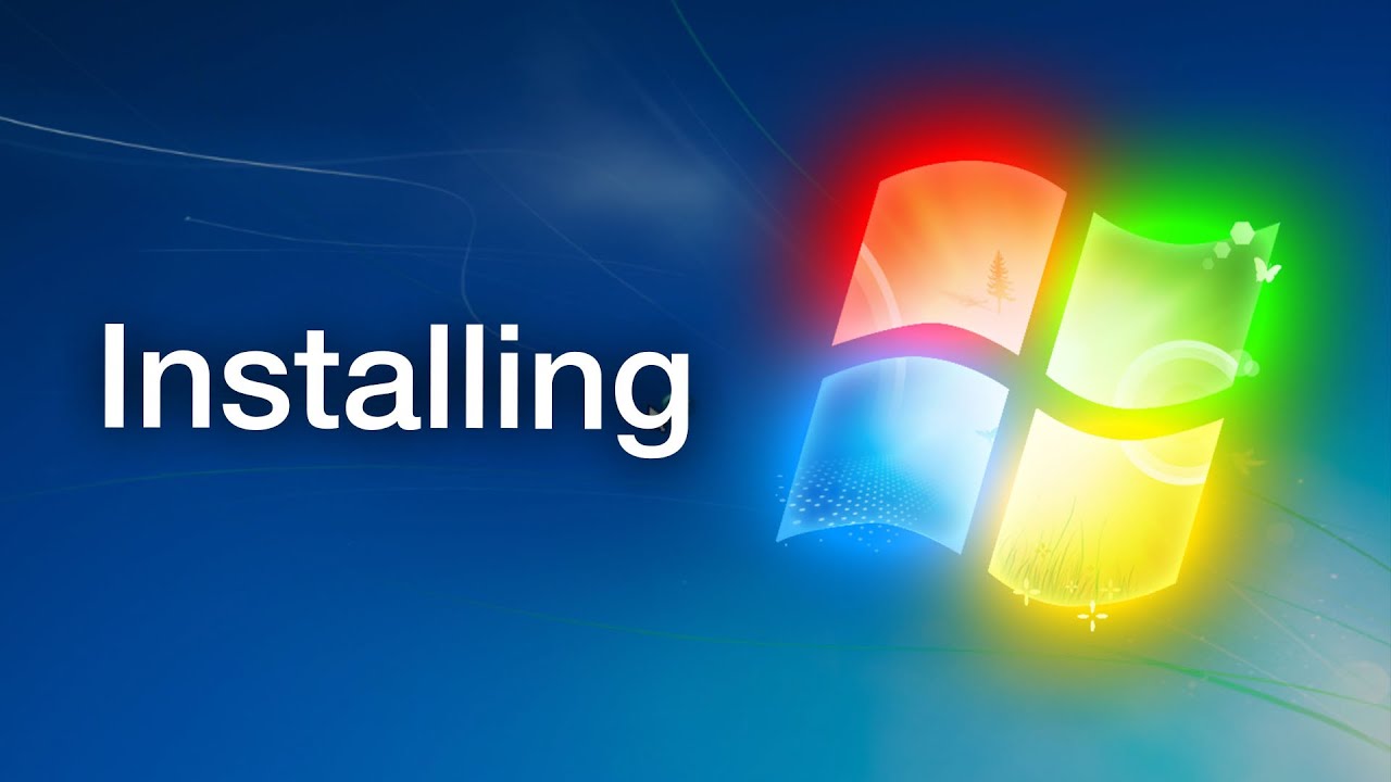 Installing Windows 7 - YouTube
