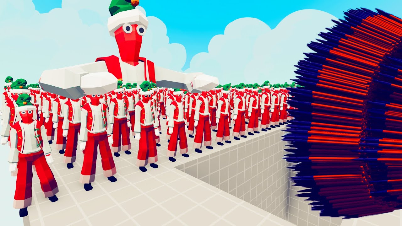 150x SANTA'S ELVES + 1x GIANT vs EVERY GOD - Totally Accurate Battle ...