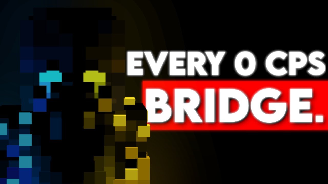 All 0 cps bridging techniques in Minecraft - YouTube