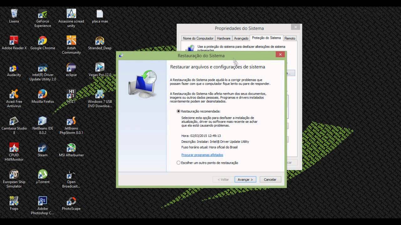 Como restaurar o sistema no windows 7/8 8.1 Bem explicado - Super fácil! - YouTube