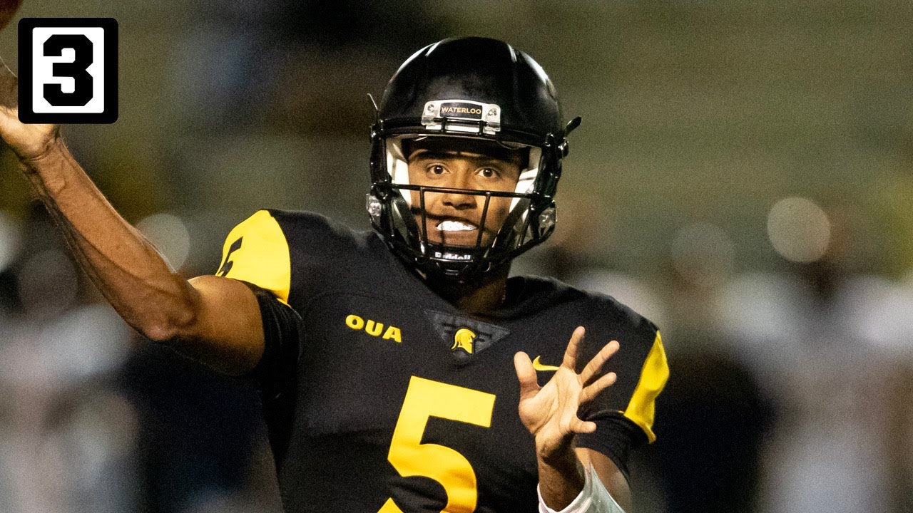 Canadian quarterback Tre Ford garnering lots of NFL attention - YouTube