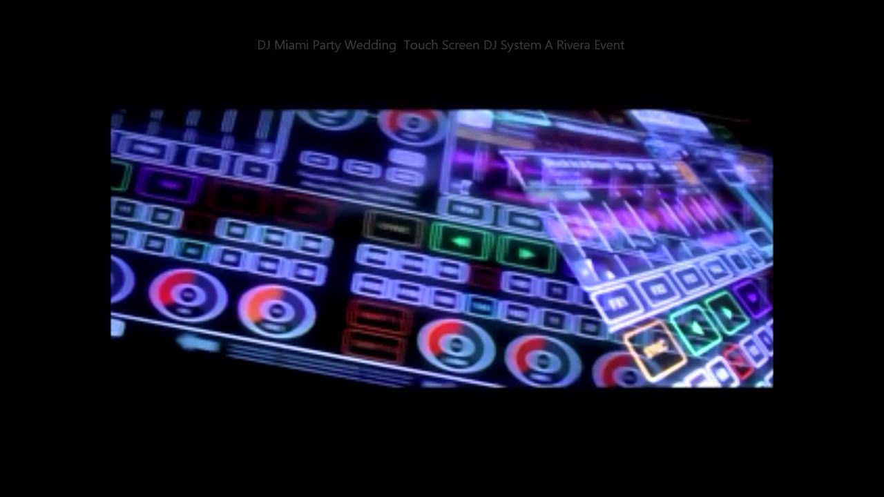 Touch Glass Screen DJ System - YouTube