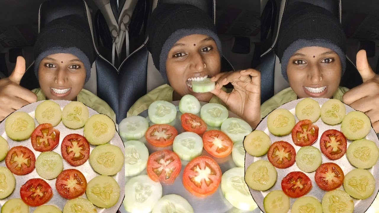 REAL EATING SHOW 34 :) CUCUMBER 🥒 EATING CHALLENGE | ASMR MUKBANG ...