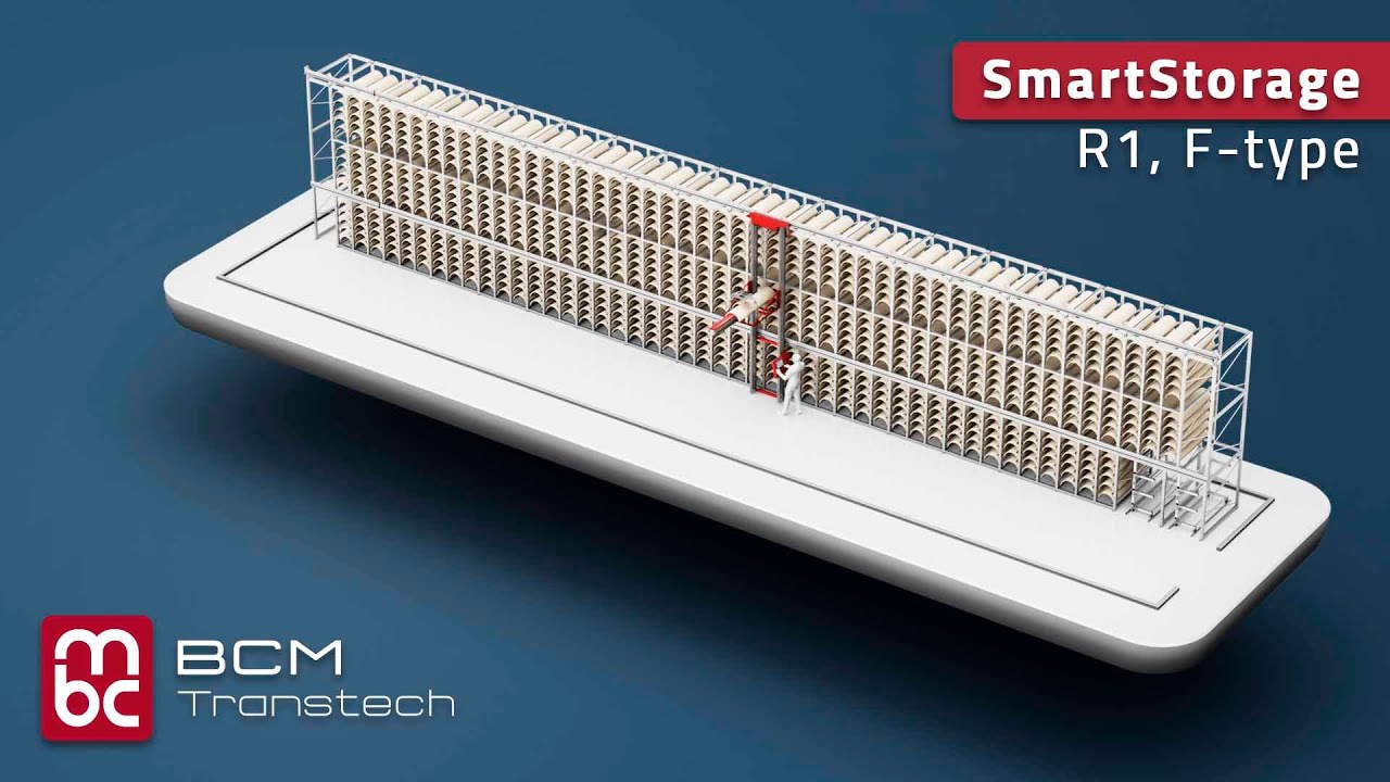 SmartStorage R1, F-type (Animation) - Semi-automatic Storage solution ...