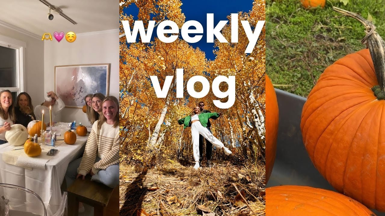 Trip to the pumpkin patch & hosting girls night / pumpkin painting ...