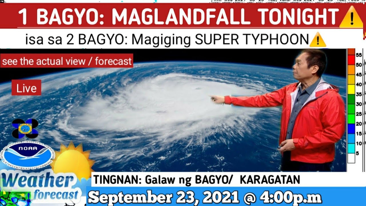 1 BAGYO (2): MAG LANDFALL TONIGHT⚠ | WEATHER UPDATE TODAY September 23 ...