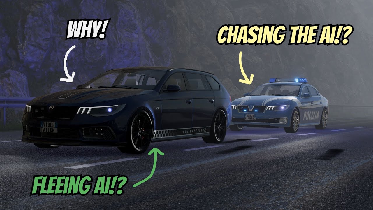 BeamNG Drive - Epic Italian Police Chases with the Impressive AI ...