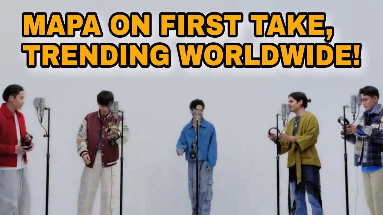 BREAKING: SB19'S PERFORMANCE OF MAPA ON FIRST TAKE, TRENDING WORLDWIDE ...