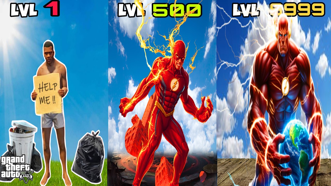 GTA 5 : $1 to $1,000,000,000: Upgrading The Flash to Sonic Speed! - YouTube