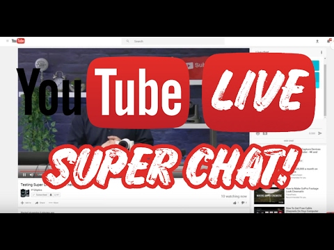 Live Super Chat Demo - YouTube's New Live Streaming Feature! - YouTube