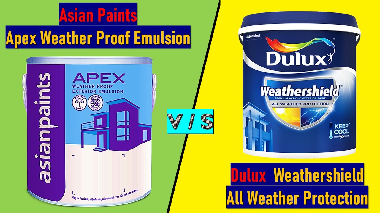 Dulux Weathershield Protect All Weather Protection v/s Asian paints ...