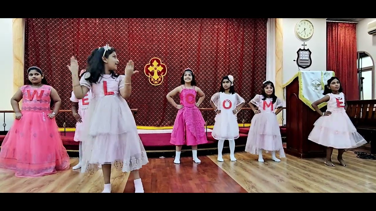 Bahrain St. Paul's Mar Thoma Sunday School -Welcome Dance Primary - YouTube