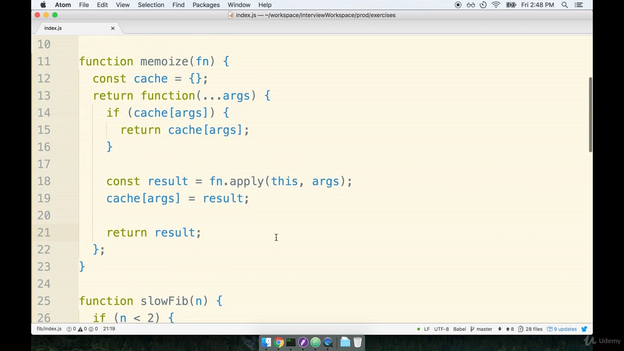 16 Runtime Complexity In Practice Fibonacci 5 I Believe Its Memoization Youtube