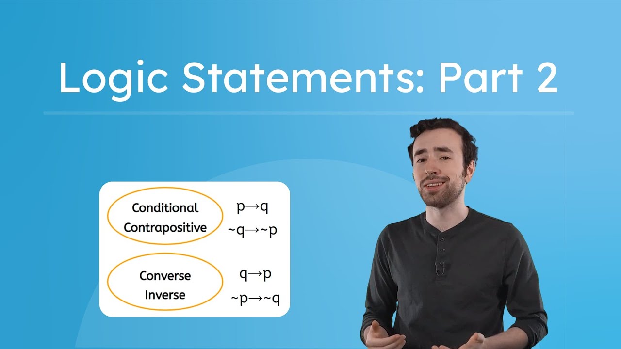 Logic Statements: Part 2 - Geometry for Teens! - YouTube