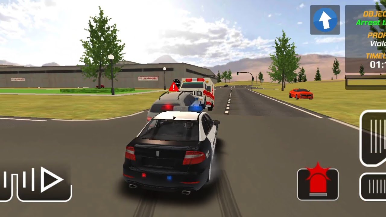 Police Car Chase Cop Simulator Gameplay / Police Car Chase Game ...