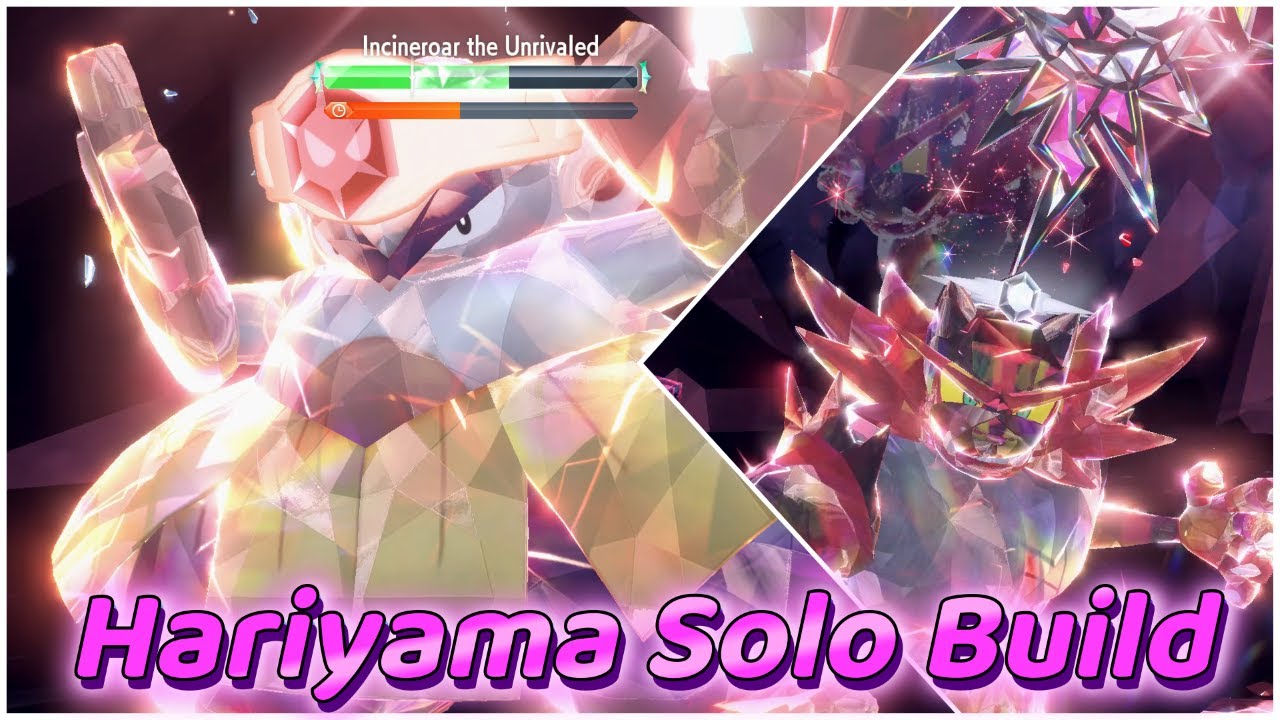 Best Hariyama Build to Easily Solo 7 Star Incineroar Tera Raid - YouTube