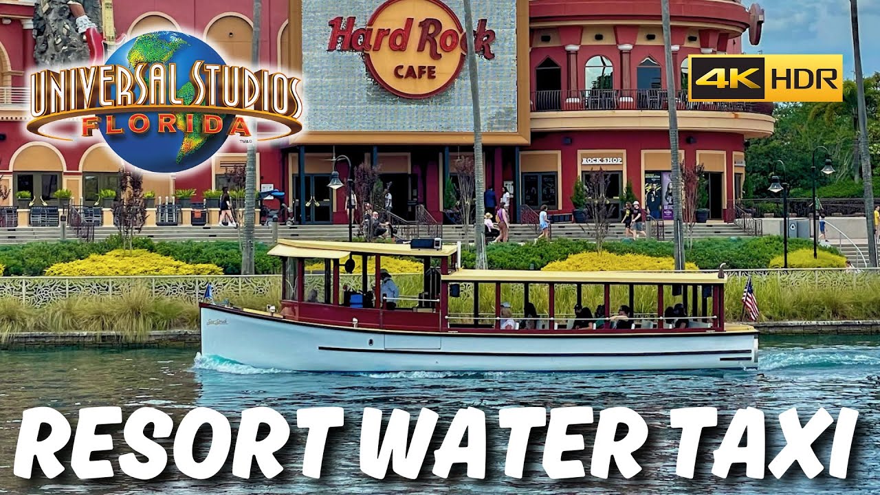 Universal Orlando Resort Water Taxi Ride To Sapphire Falls Resort - YouTube